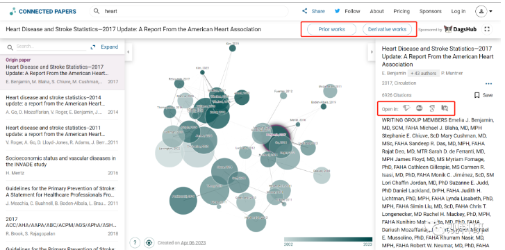 connectedpapers的原理和使用方法说明 - editsprings艾德思